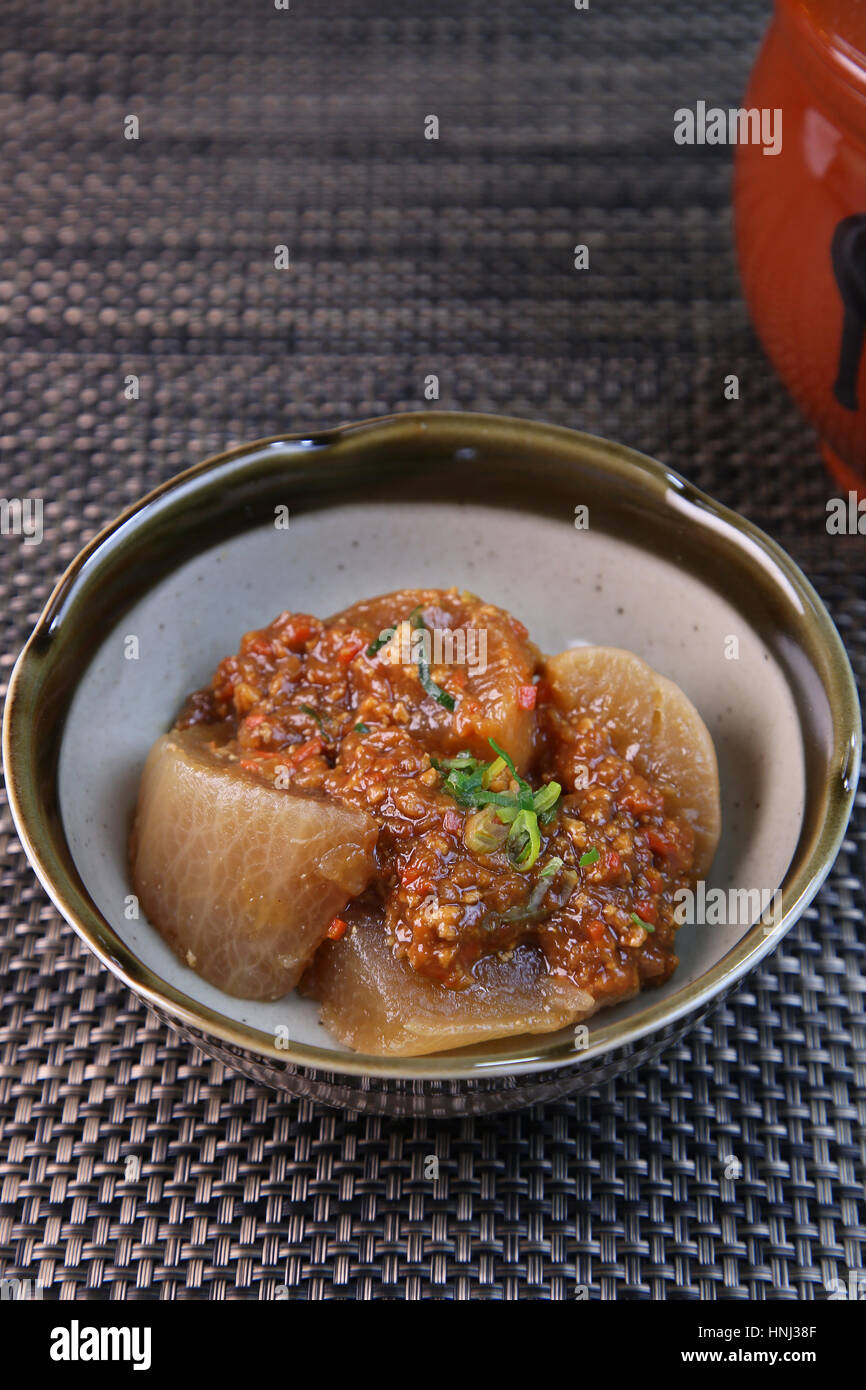 Simmered radish daikon food hi-res stock photography and images - Alamy