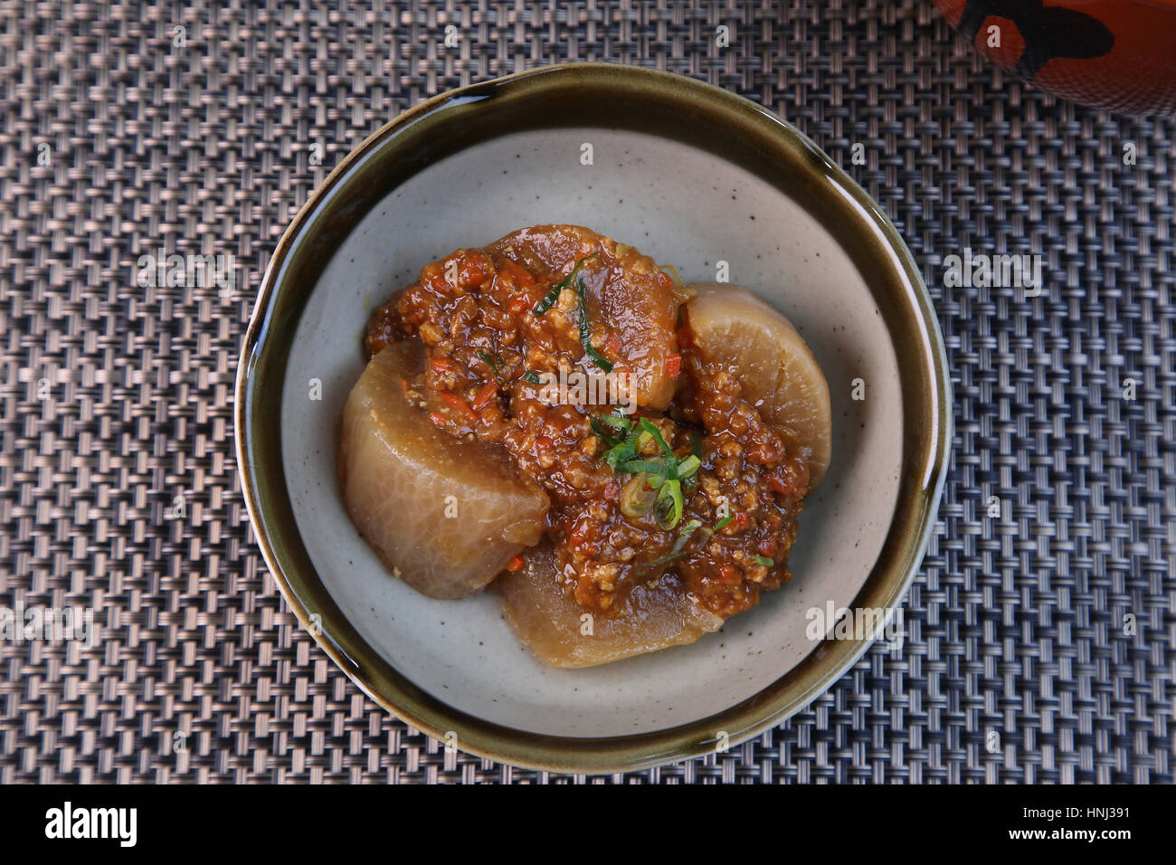Simmered radish daikon food hi-res stock photography and images - Alamy