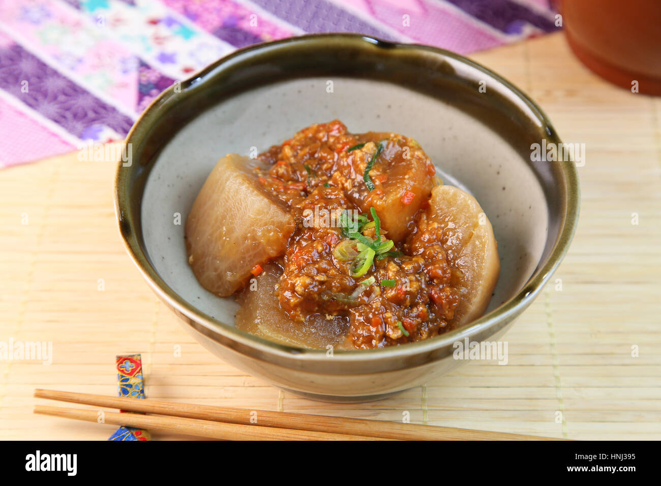 Simmered Radish Daikon Food High Resolution Stock Photography and ...