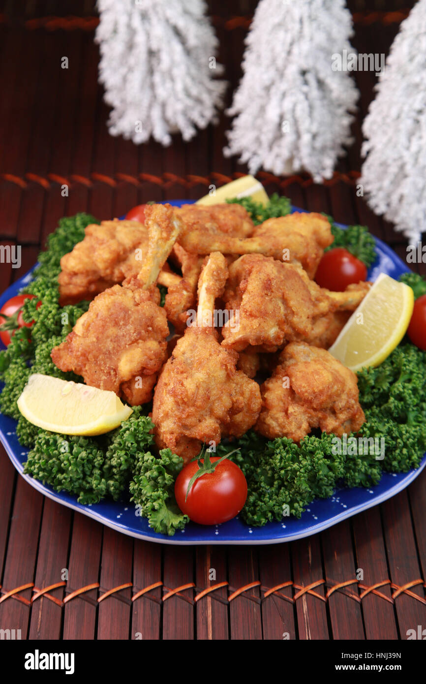 Fried chicken chops hi-res stock photography and images - Alamy