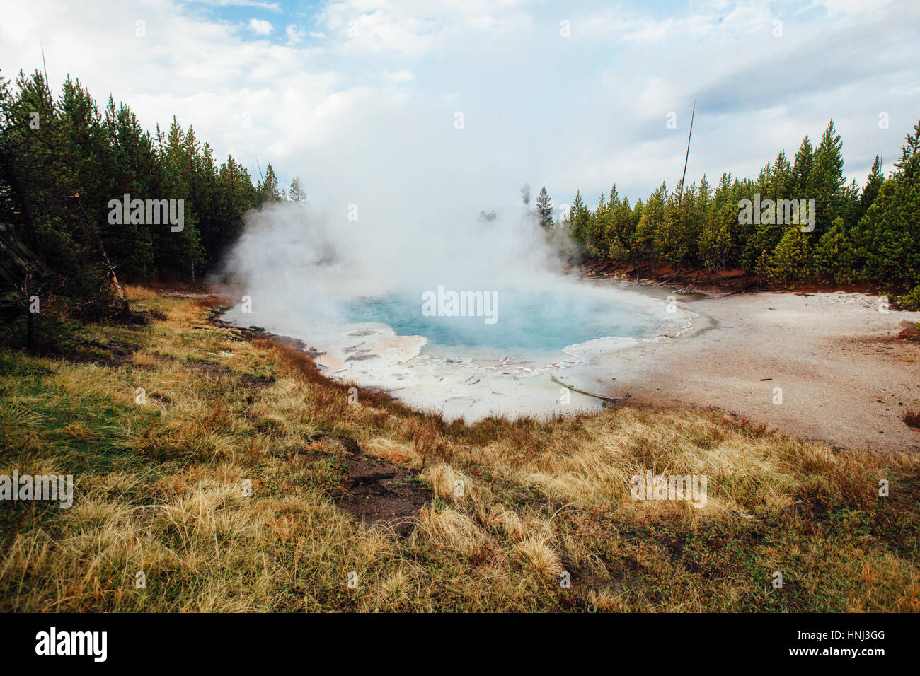 Hot spring with steam hi-res stock photography and images - Alamy