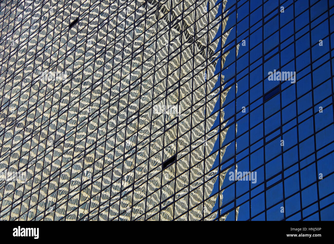 Midtown Manhattan NYC intersecting high-rise buildings architectural ...