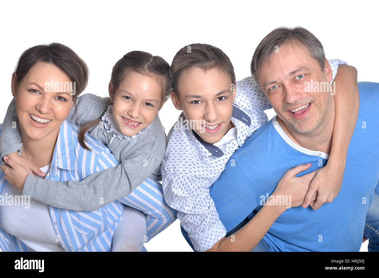 happy smiling family Stock Photo - Alamy