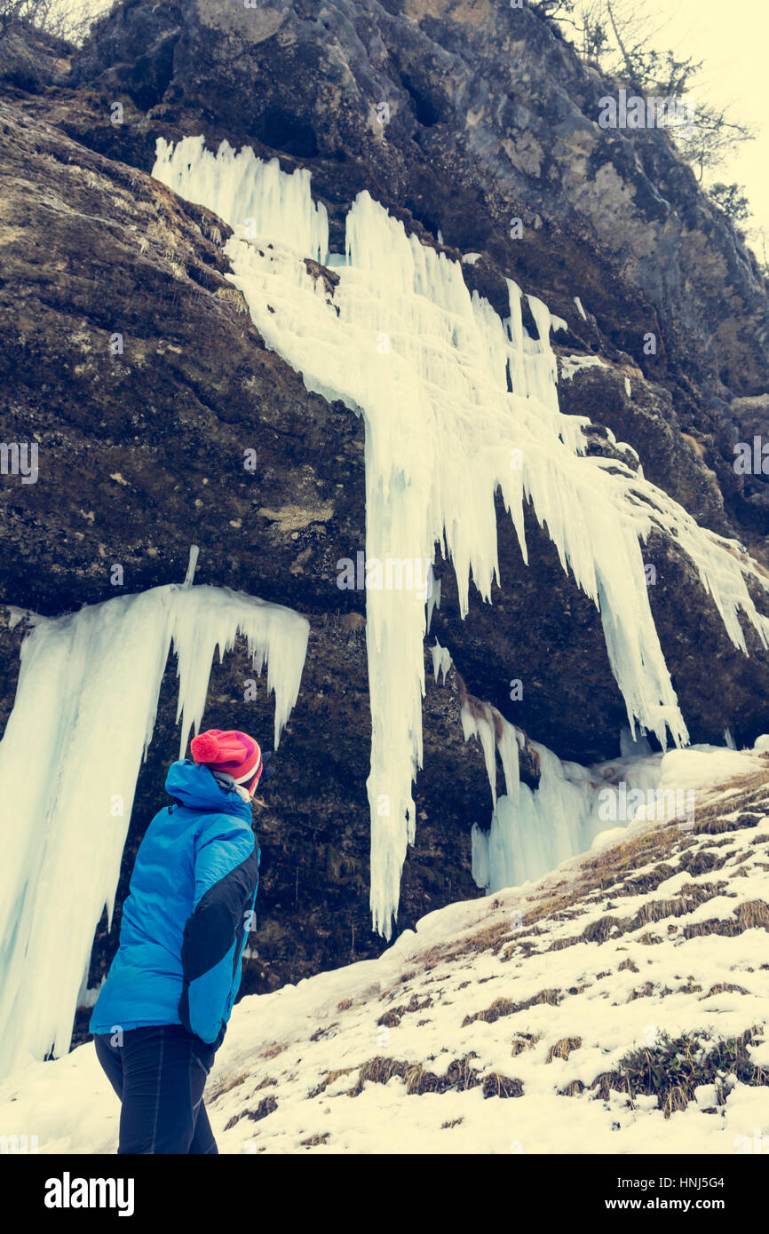 Woman Icicle High Resolution Stock Photography and Images - Alamy