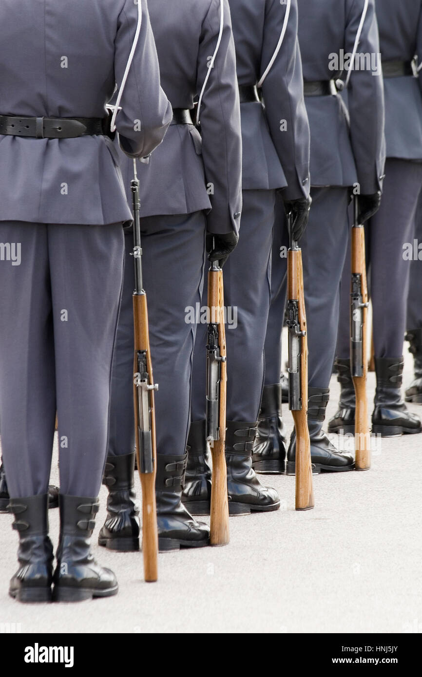 Parade ground drill army hi-res stock photography and images - Alamy