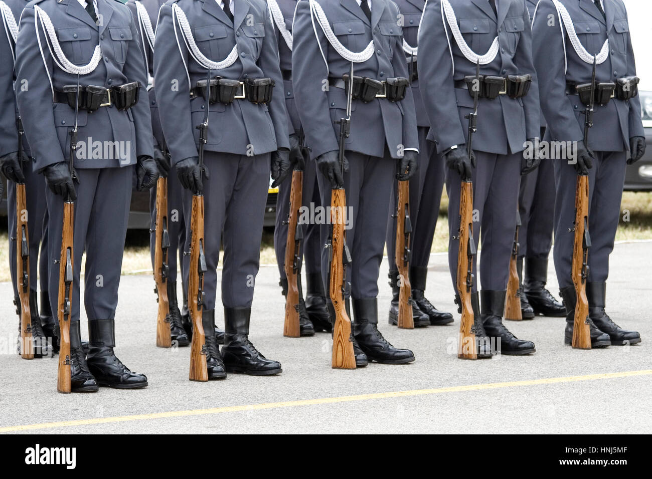 Polish army parade hi-res stock photography and images - Alamy
