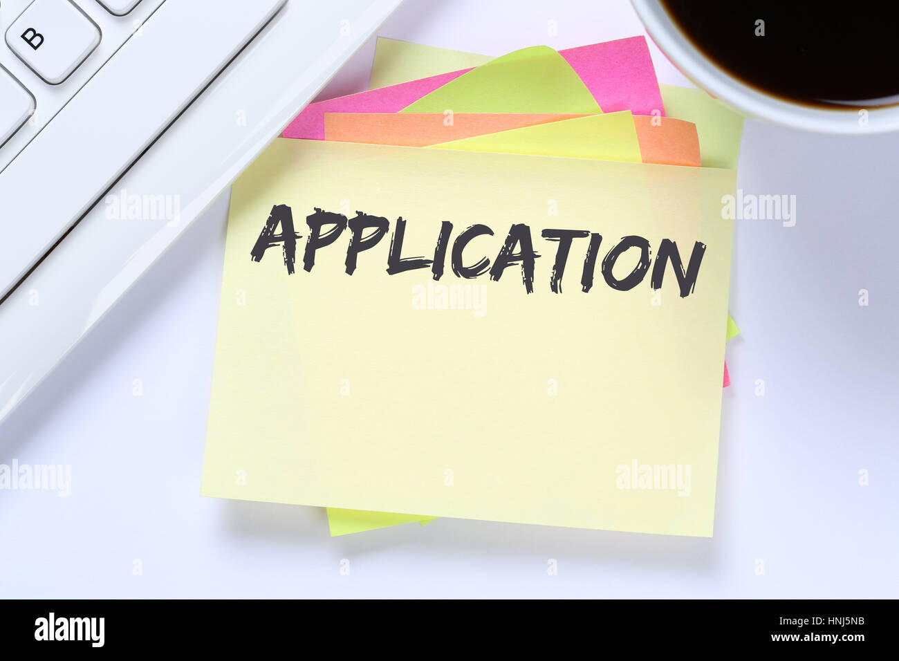 Job application computer hi-res stock photography and images - Alamy