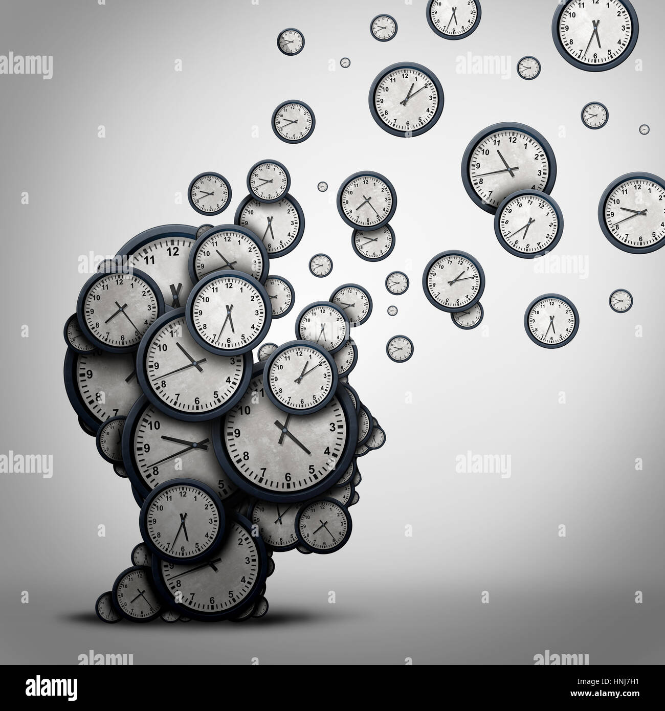 Concept waste clock hi-res stock photography and images - Alamy
