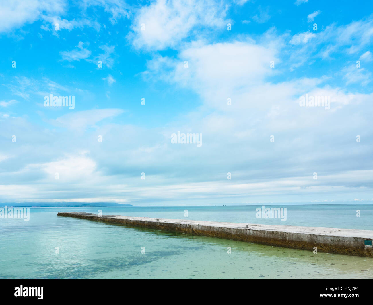 Okinawa island pier beach hi-res stock photography and images - Alamy