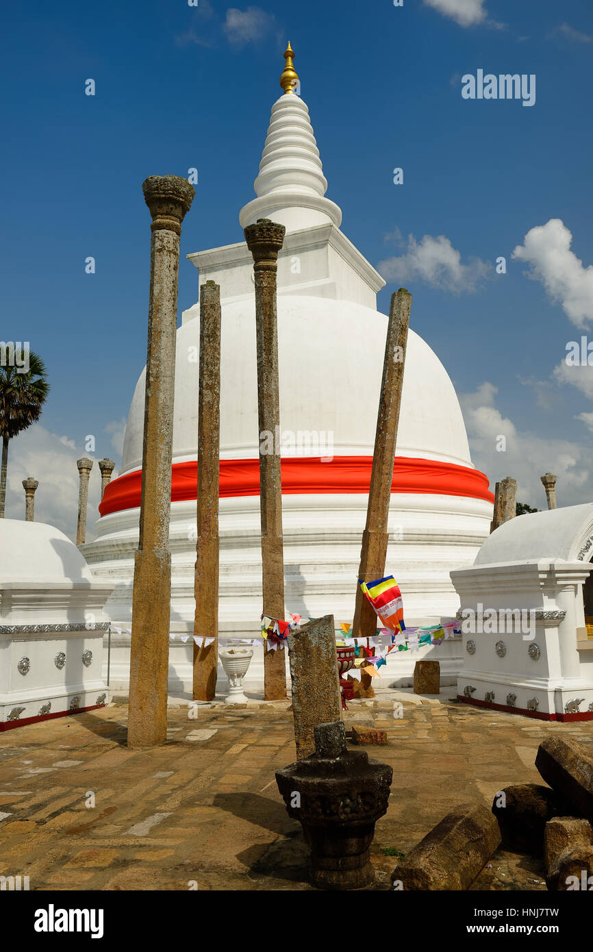 Anuradhapura ruin, historical capital city of the Sinhalese Buddhist ...