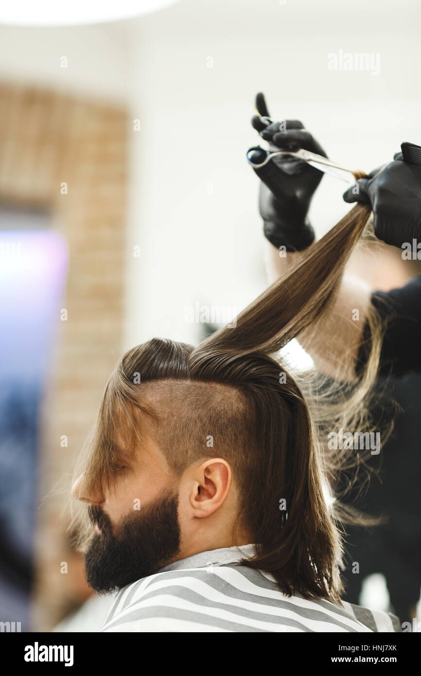 Two haircuts hi-res stock photography and images - Alamy