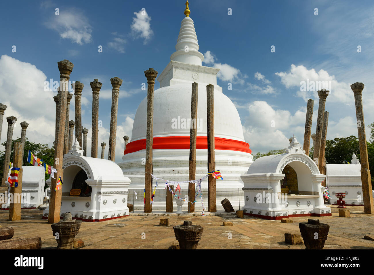 Anuradhapura ruin, historical capital city of the Sinhalese Buddhist ...