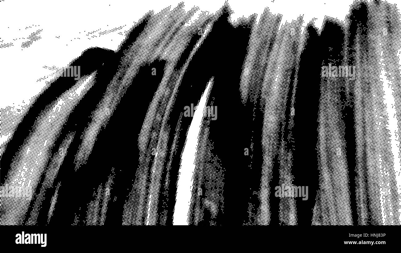 Ink Print Distress Background . Dots Grunge Texture Stock Vector Image ...