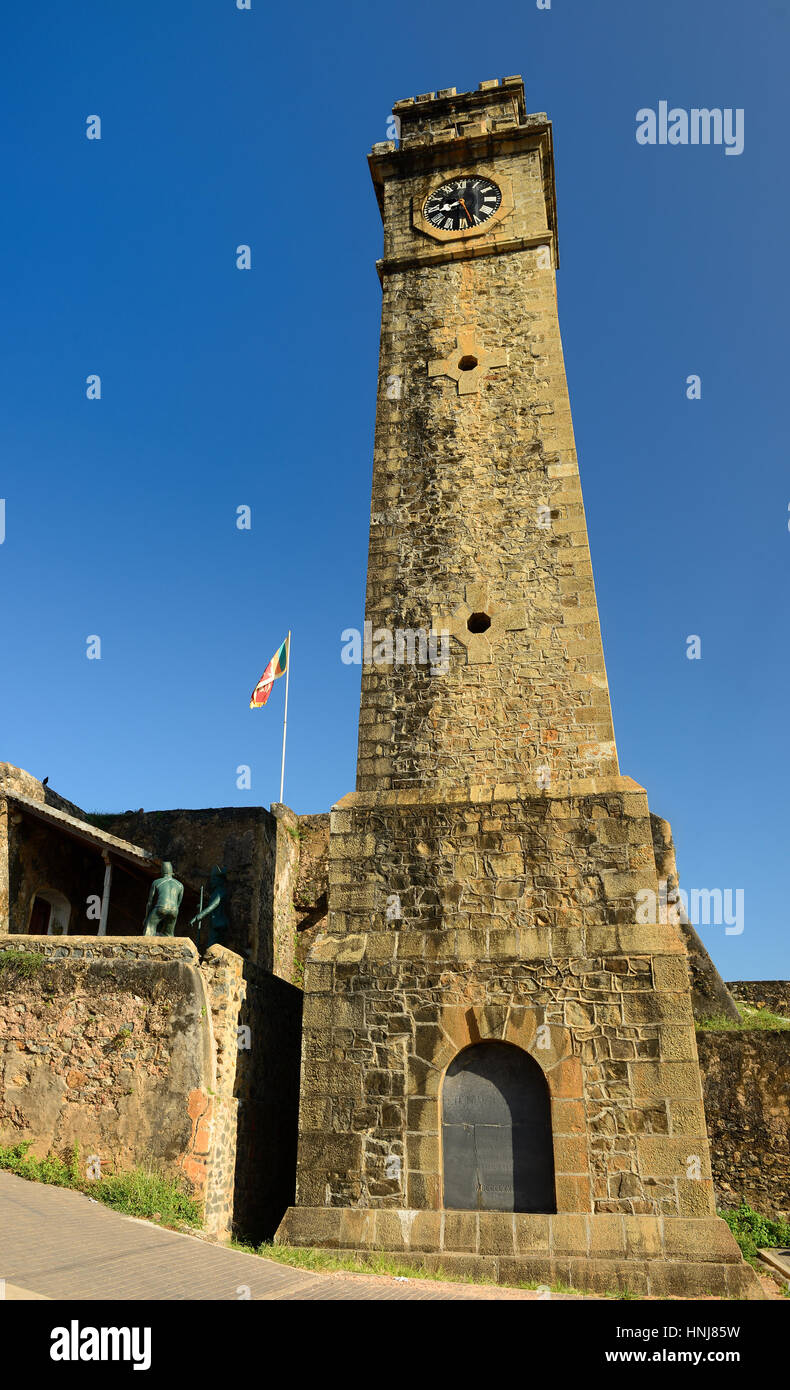 Colonial fine condition building development of the fort Galle on Sri ...
