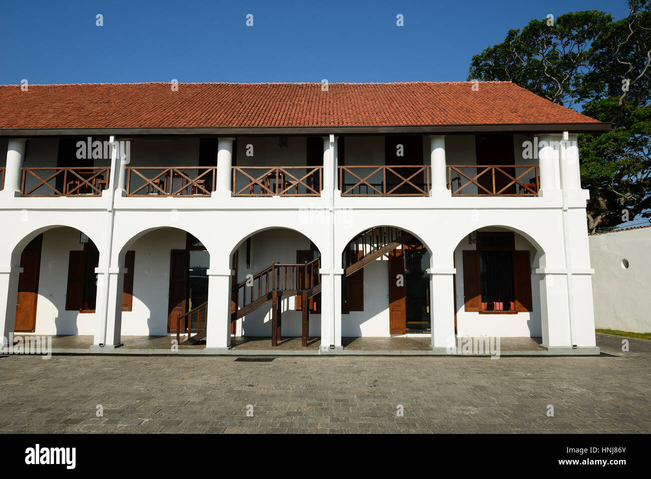 Hospital colonial architecture island hi-res stock photography and ...