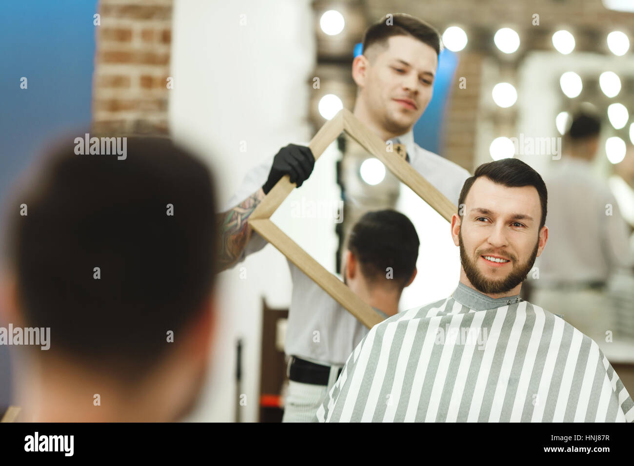 Barber Mirror High Resolution Stock Photography and Images - Alamy