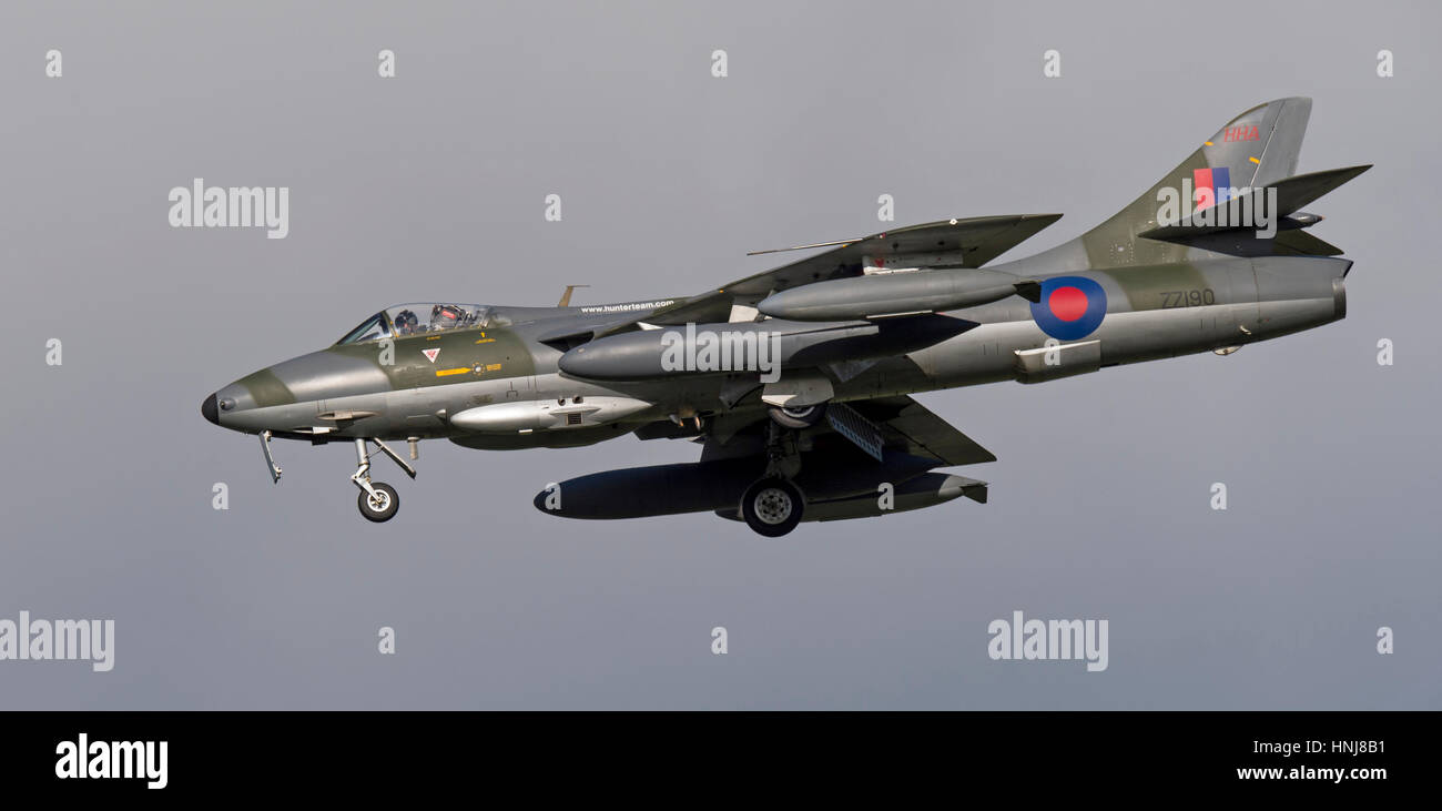Hawker hunter hi-res stock photography and images - Alamy