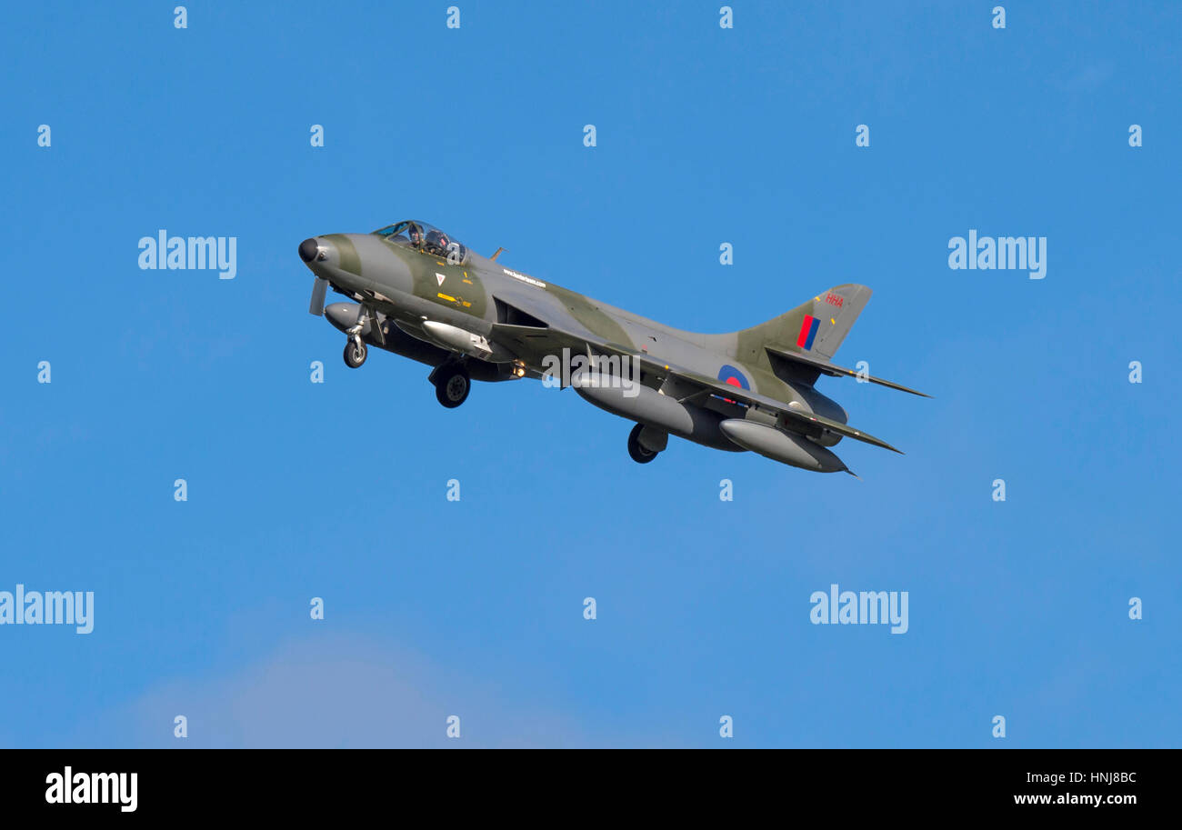 Hawker hunter raf hi-res stock photography and images - Alamy