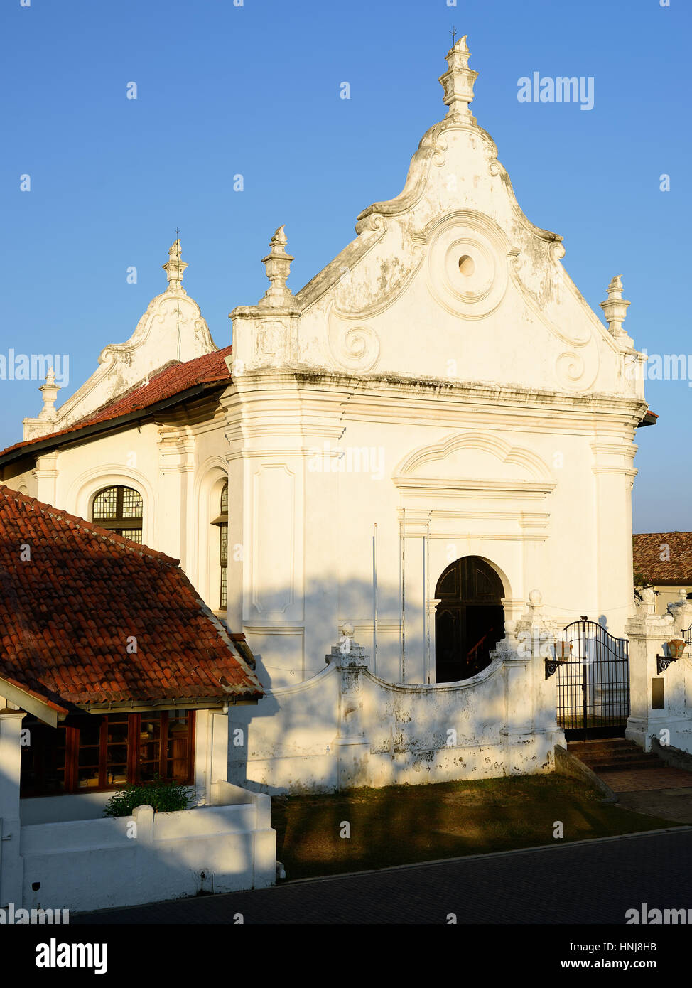 Colonial fine condition building development of the fort Galle on Sri ...