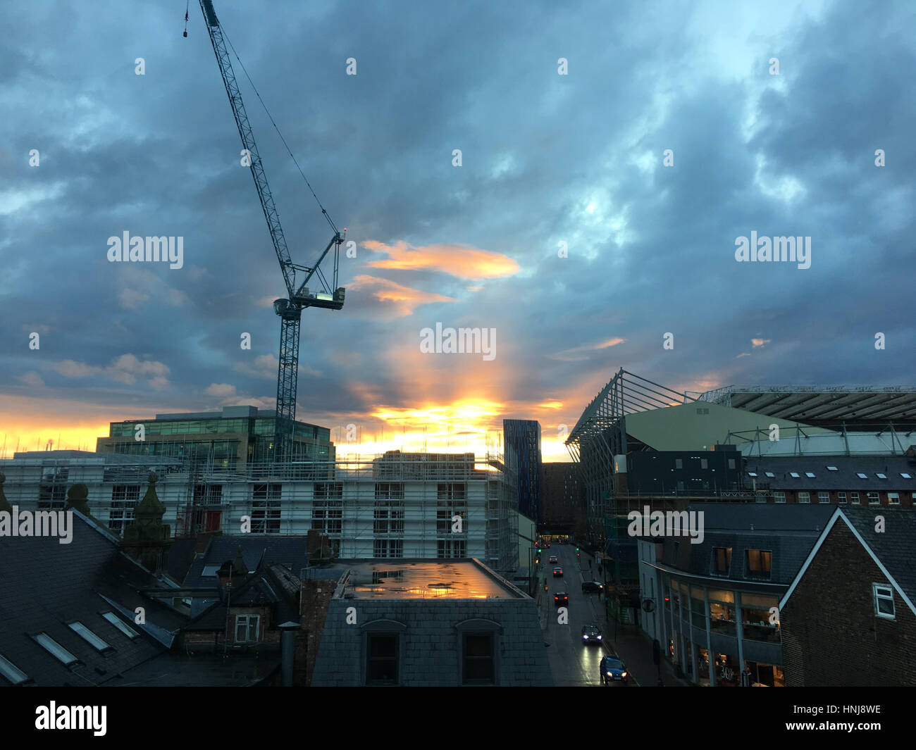 Newcastle City Silhouette High Resolution Stock Photography and Images ...