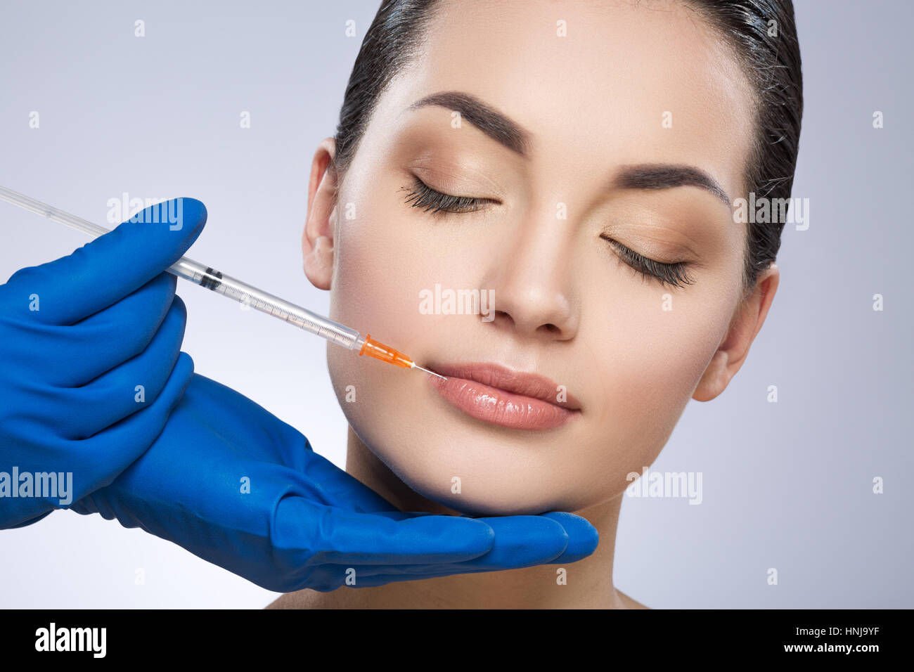 Young model having plastic operation Stock Photo - Alamy