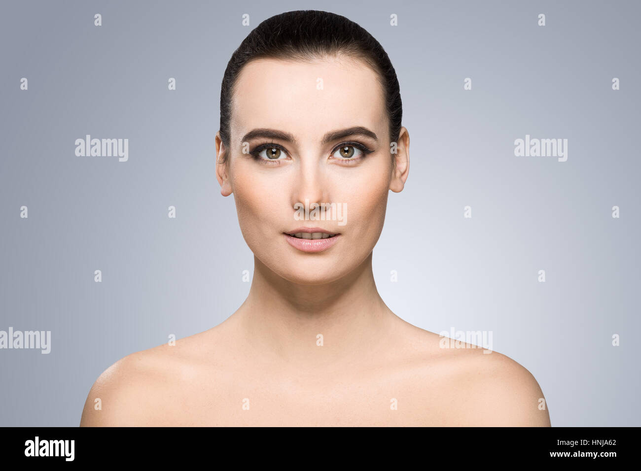 Model looking at camera Stock Photo - Alamy