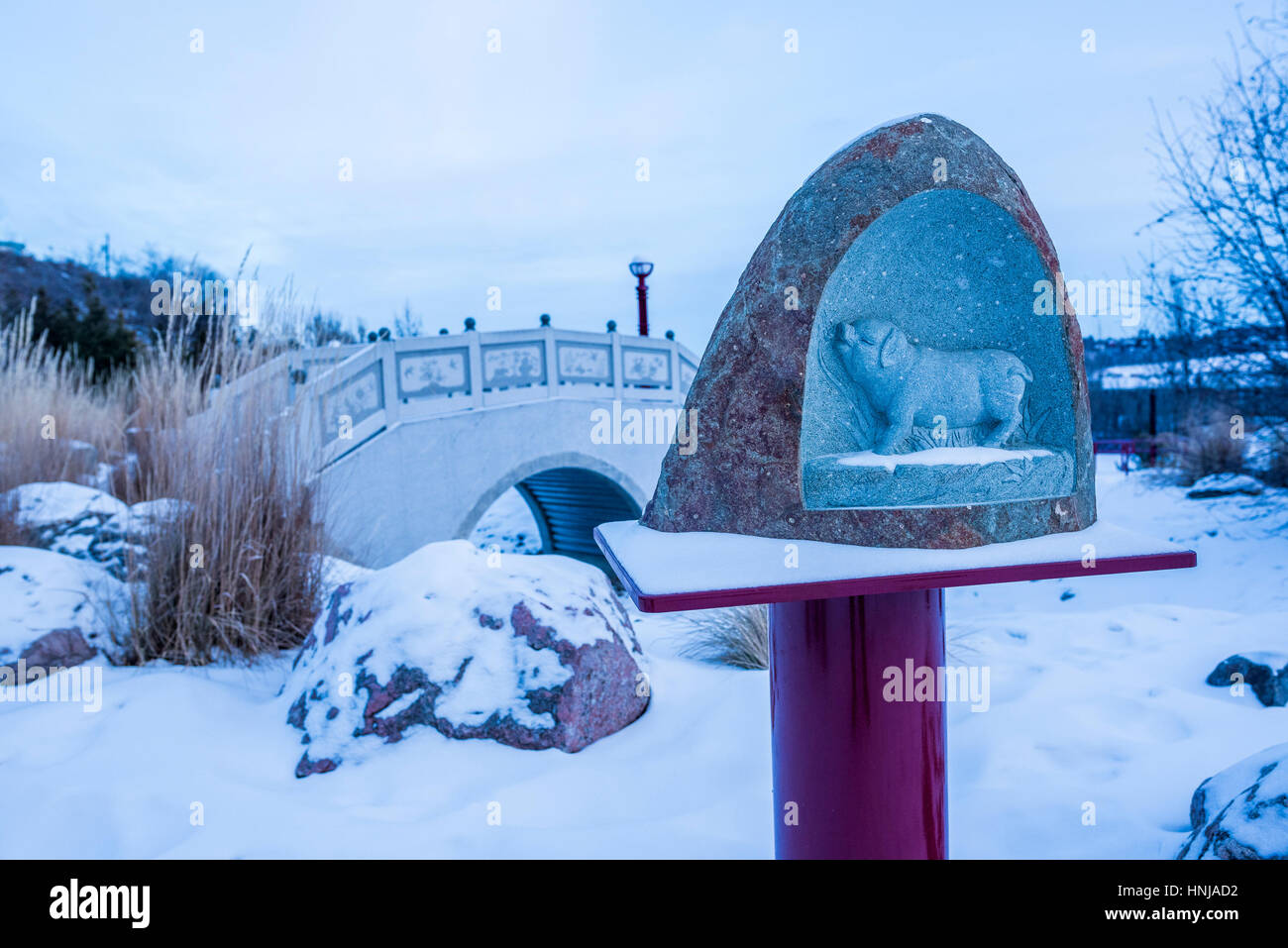 Edmonton chinese garden hi-res stock photography and images - Alamy