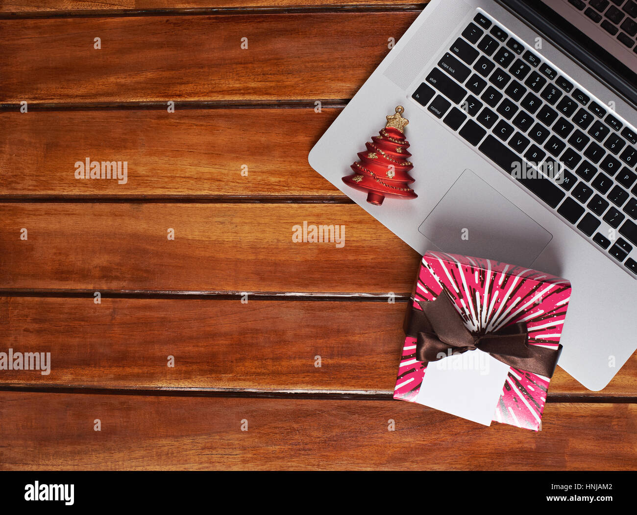 Computer on table xmas hi-res stock photography and images - Alamy