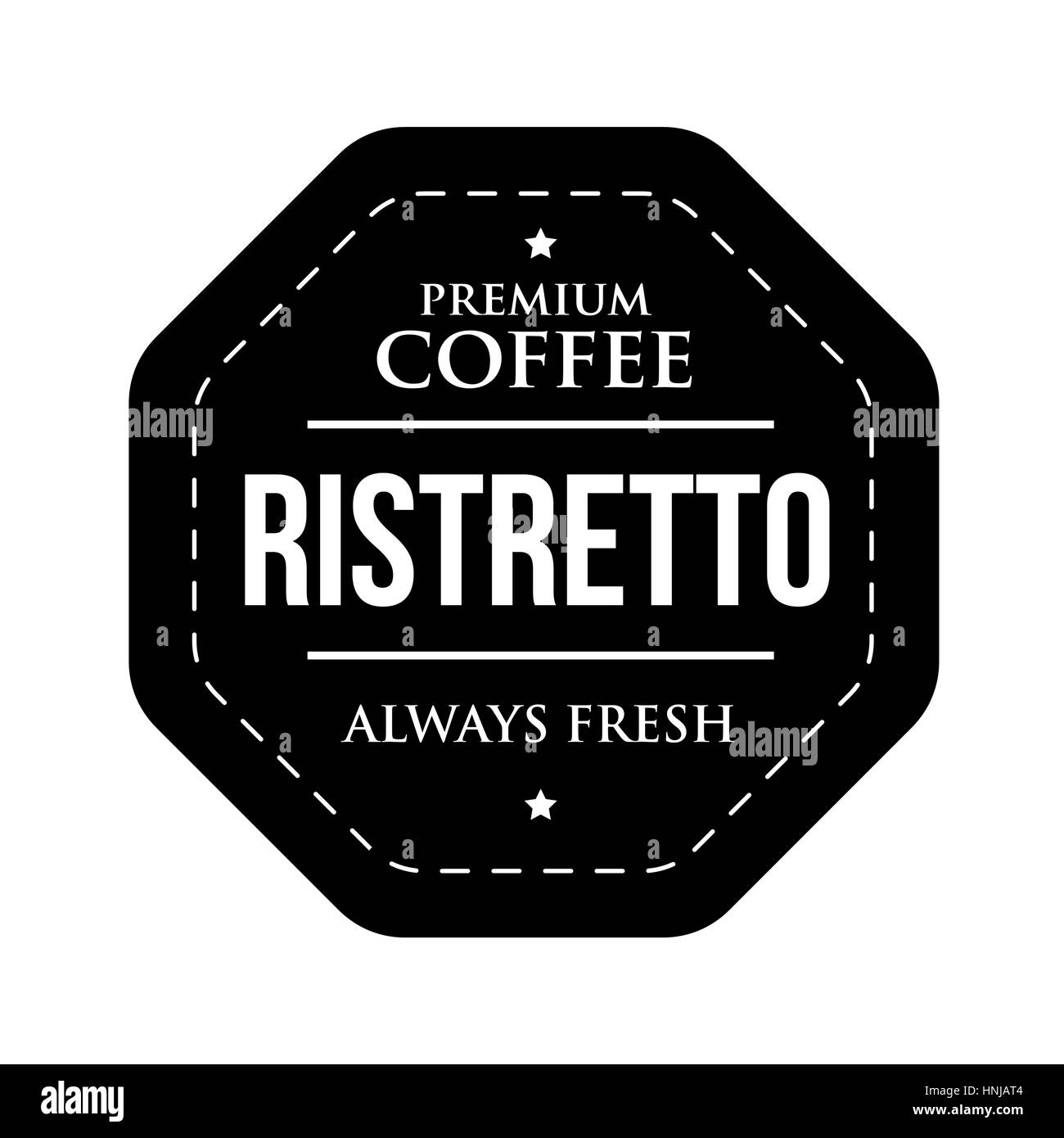 Cafe ristretto Stock Vector Images - Alamy