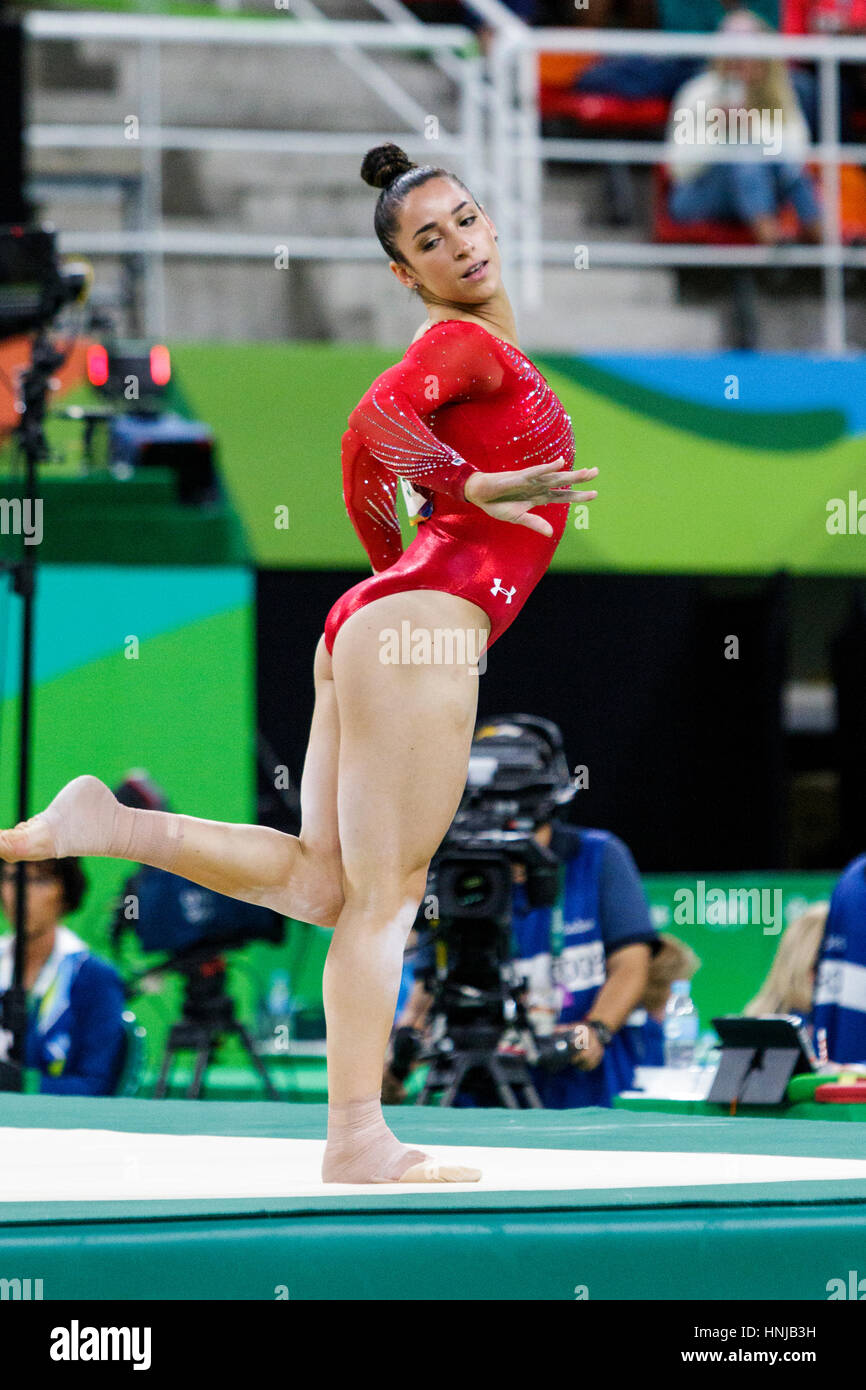 Rio de Janeiro, Brazil. 11 August 2016. Alexandra Raisman (USA ...