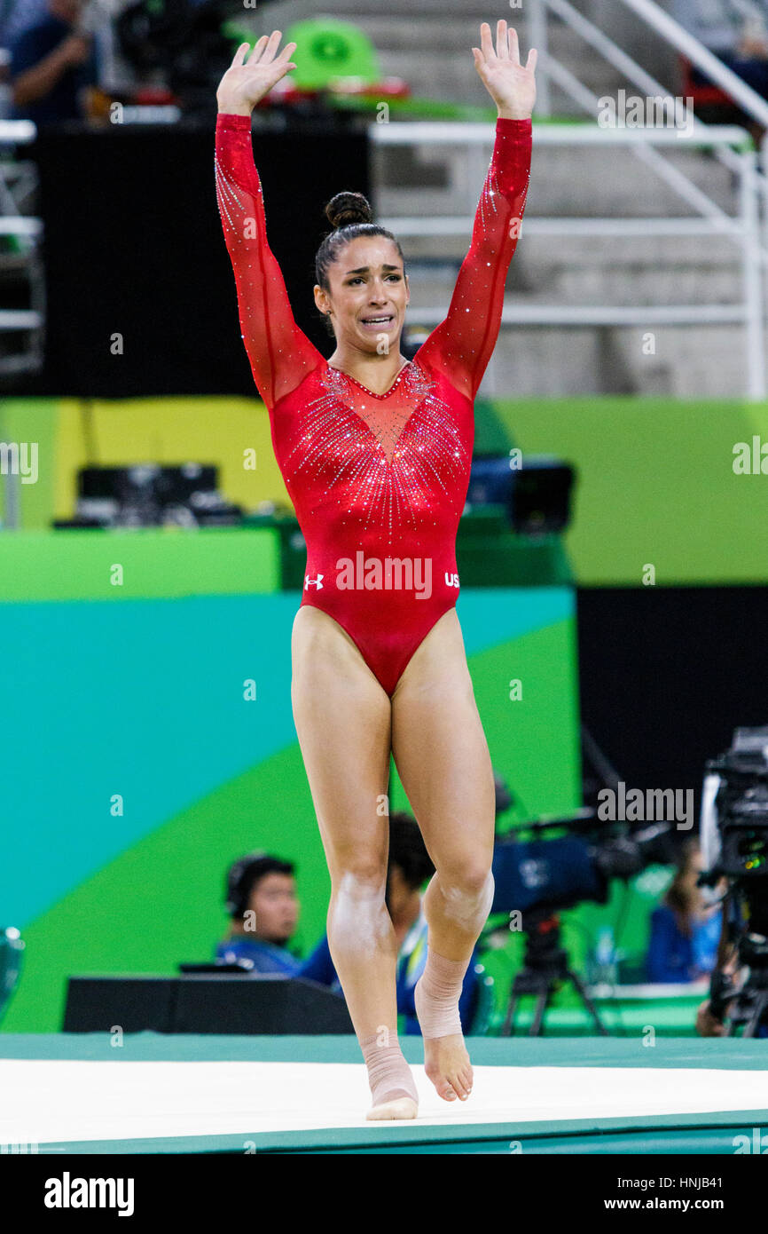 Rio de Janeiro, Brazil. 11 August 2016. Alexandra Raisman (USA ...