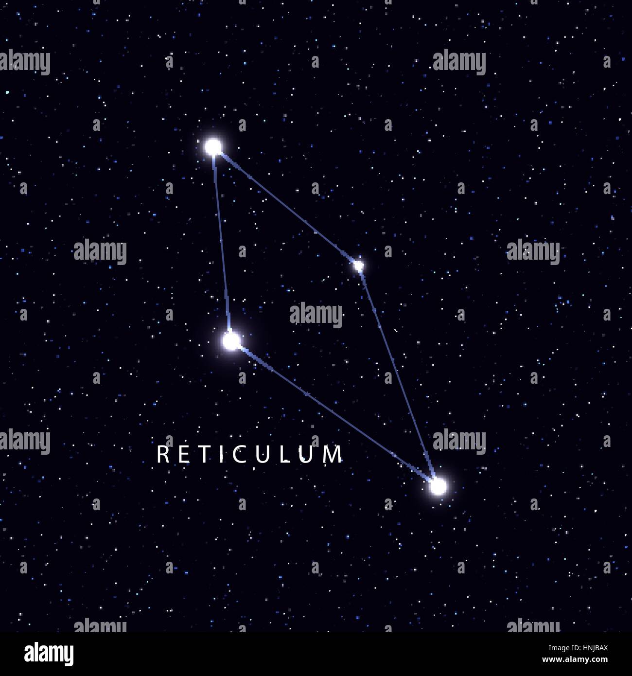 Sky Map with the name of the stars and constellations. Astronomical ...