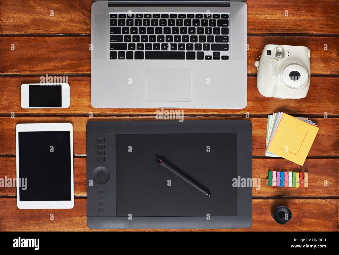 Business, table, from above hi-res stock photography and images - Alamy