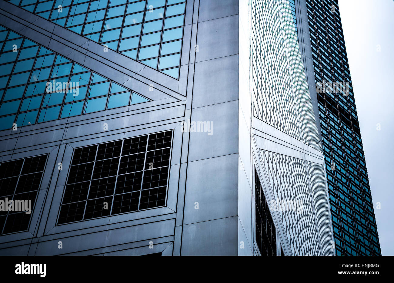Windows of commercial building in Hong Kong Stock Photo - Alamy