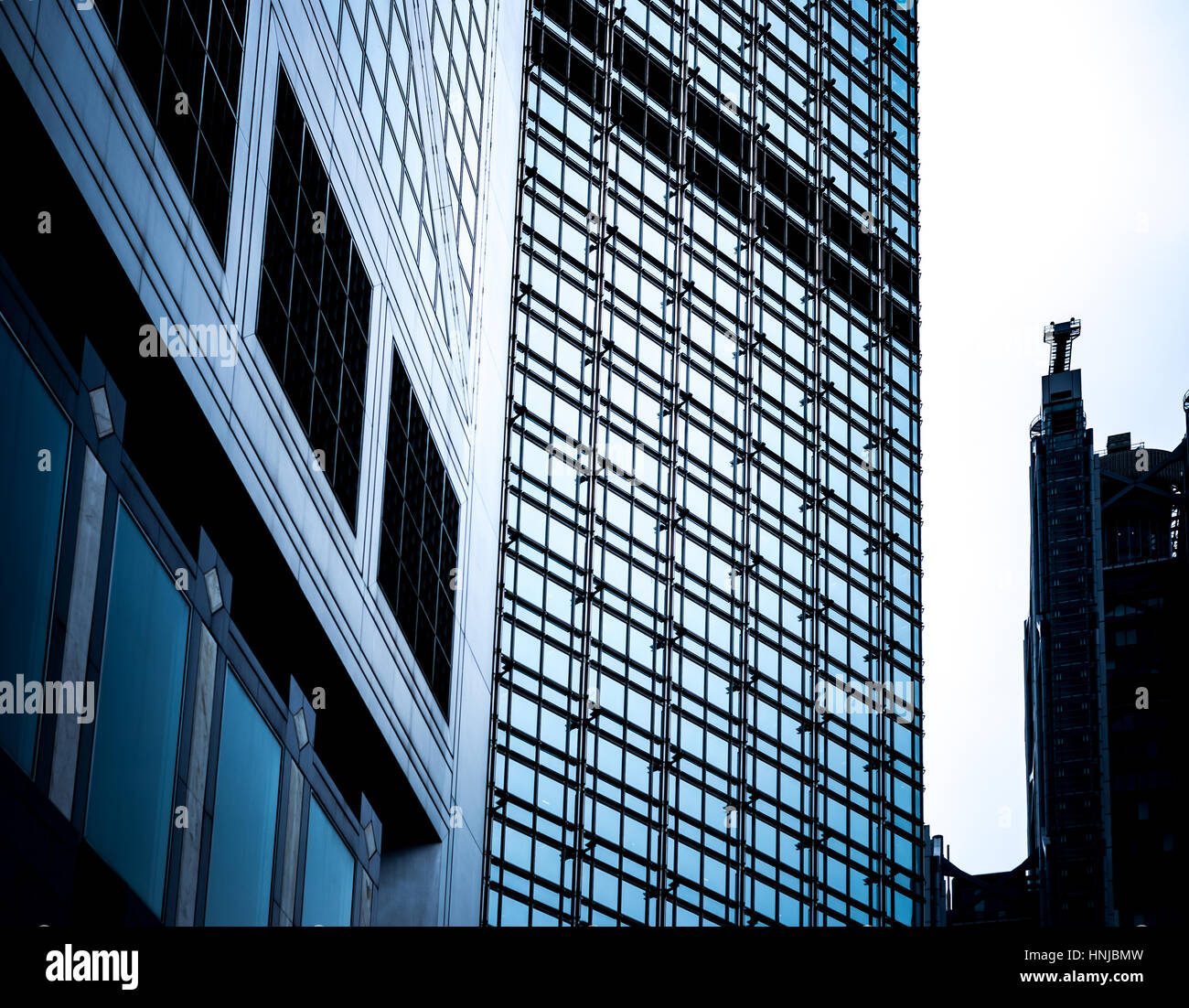 Windows of commercial building in Hong Kong Stock Photo - Alamy