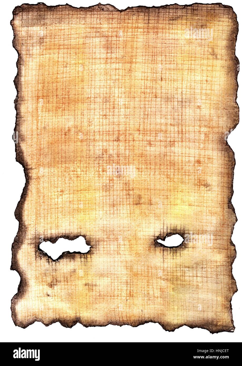 Ancient Egyptian papyrus. Simulated texture. Uneven burnt edges. Grunge ...