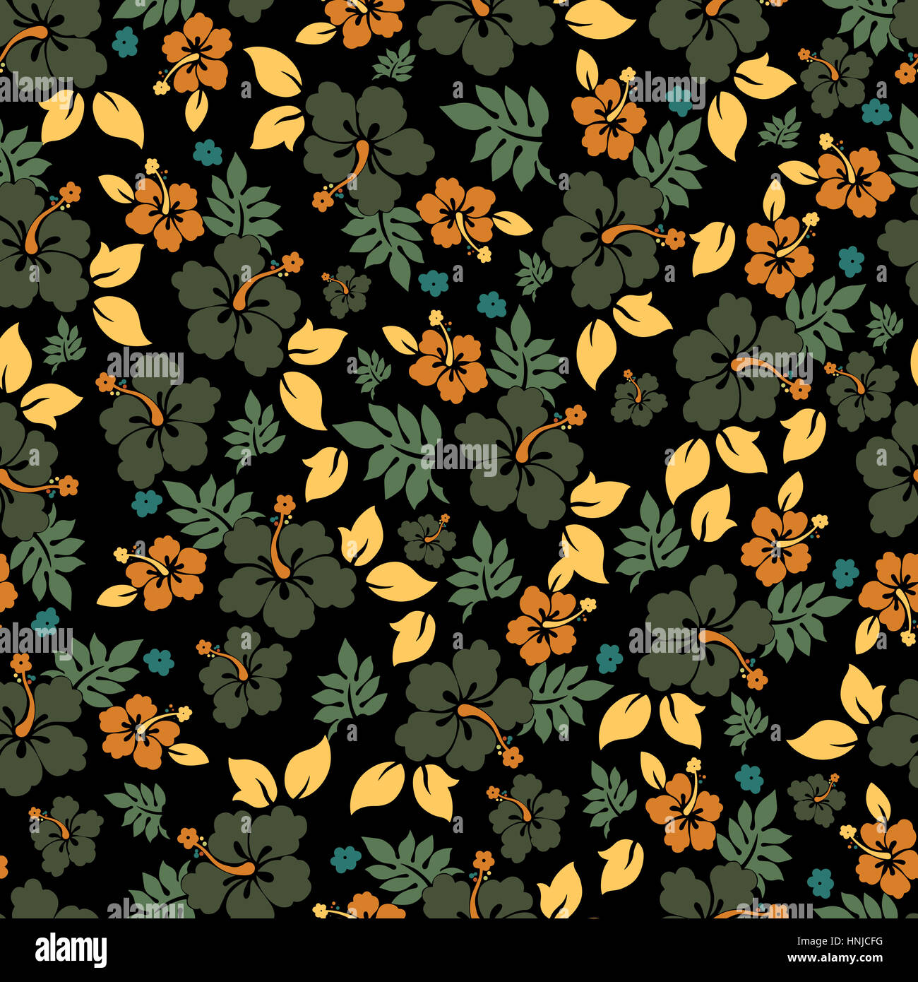 Seamless repeating floral pattern.Vector Stock Photo - Alamy