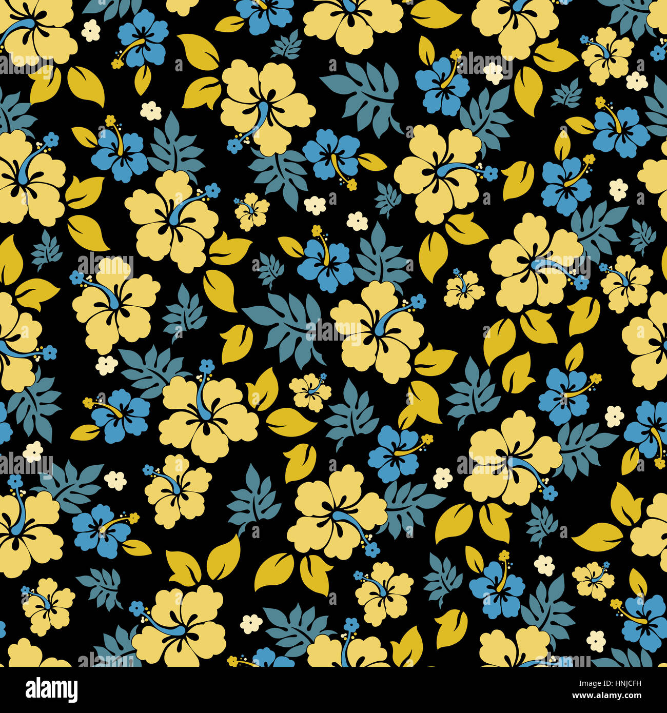 Seamless repeating floral pattern.Vector Stock Photo - Alamy