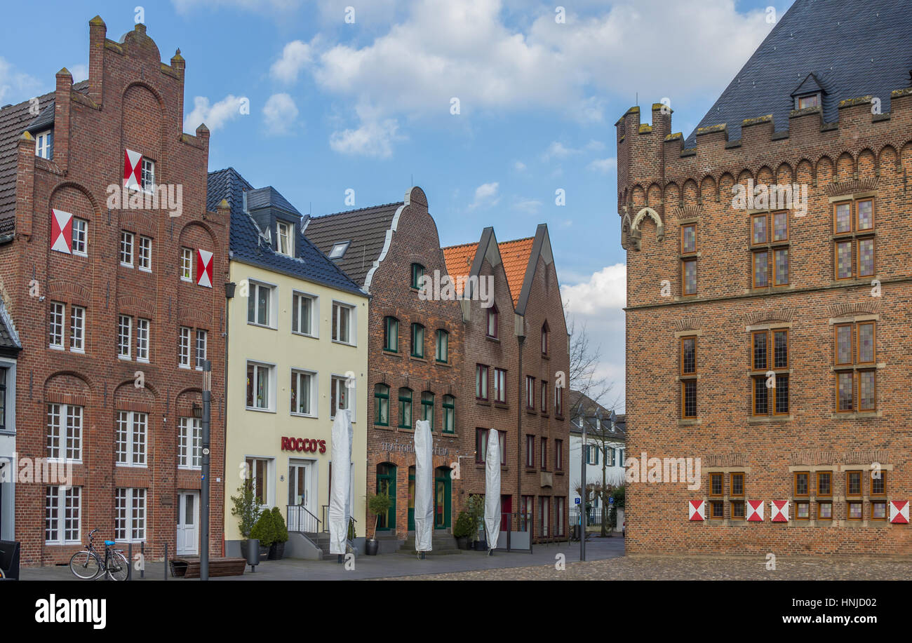 Old houses at the central square of Kalkar, Germany Stock Photo - Alamy