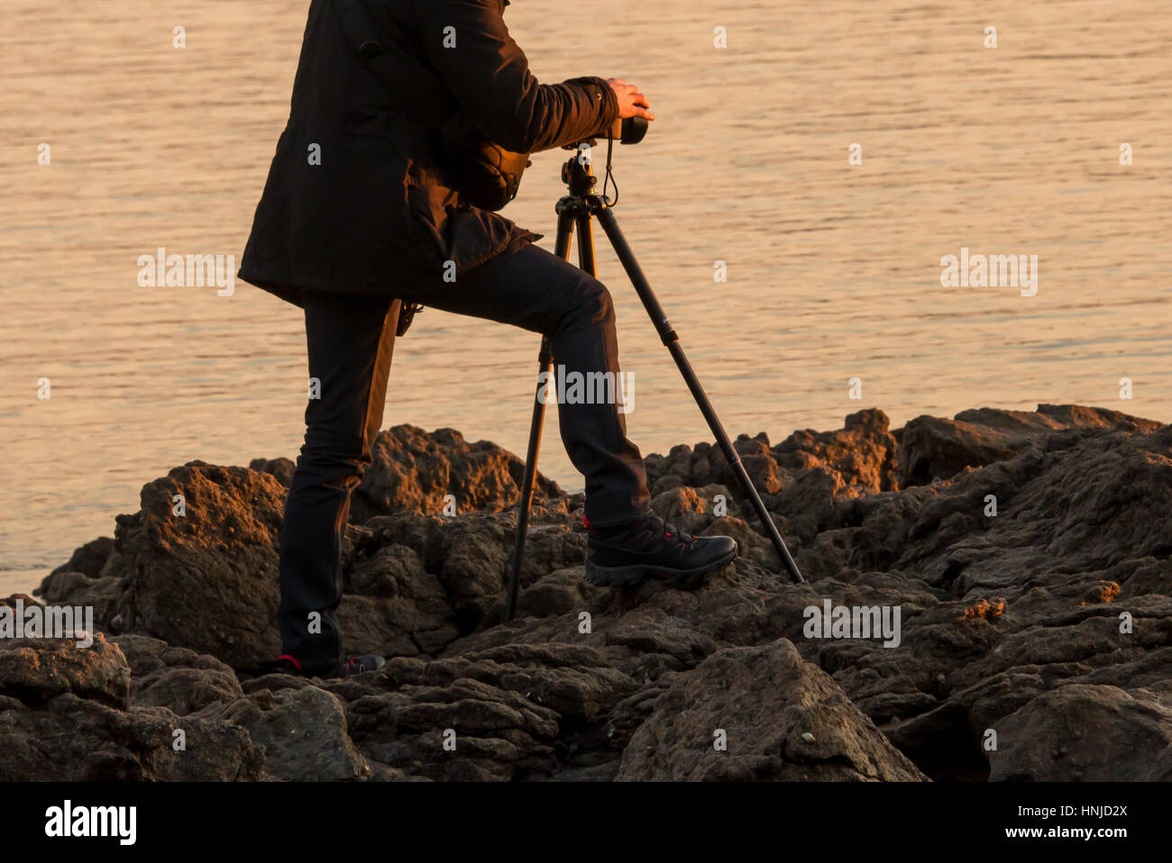 Tripod use hi-res stock photography and images - Alamy
