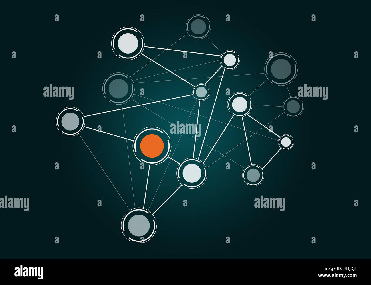 Abstract network green background with connected lines Stock Photo - Alamy