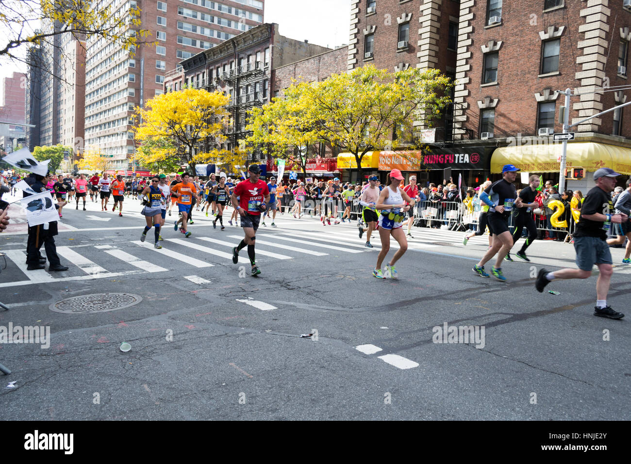 The NYC Marathon is the largest marathon in the world and passes ...
