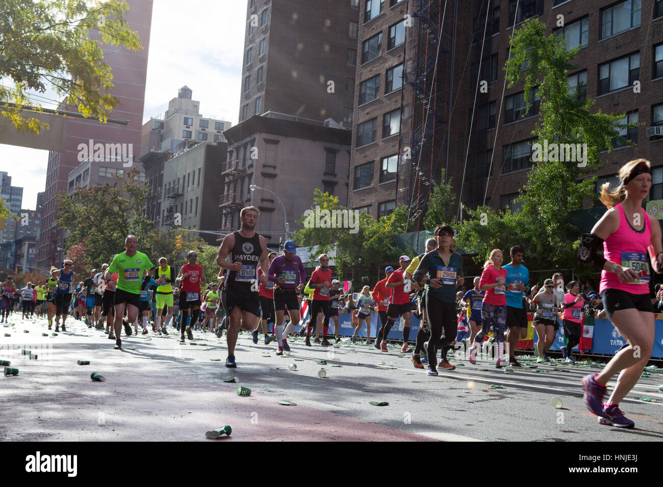 The NYC Marathon is the largest marathon in the world and passes ...