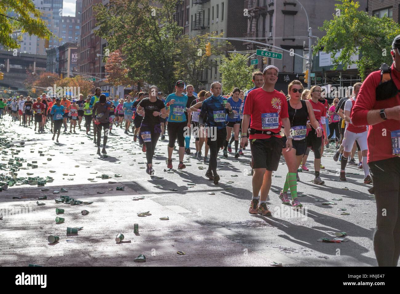 The NYC Marathon is the largest marathon in the world and passes ...