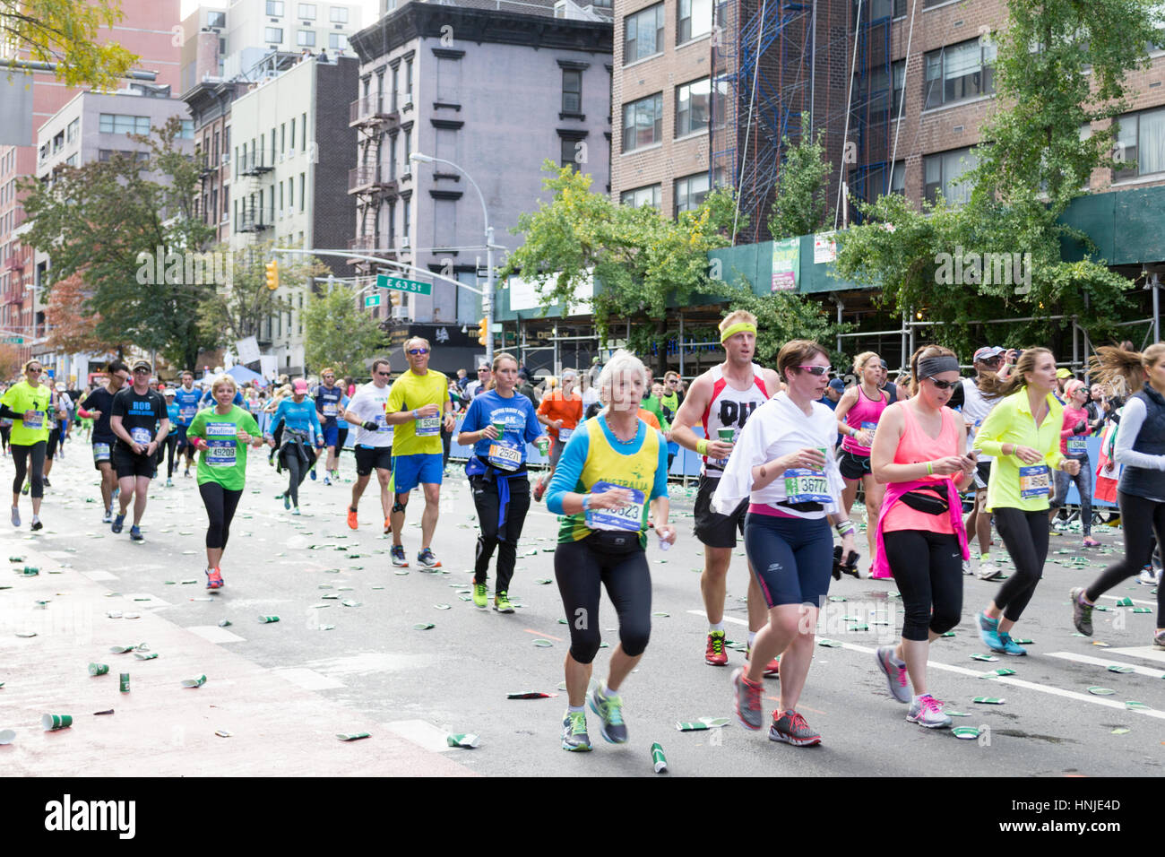 The NYC Marathon is the largest marathon in the world and passes ...