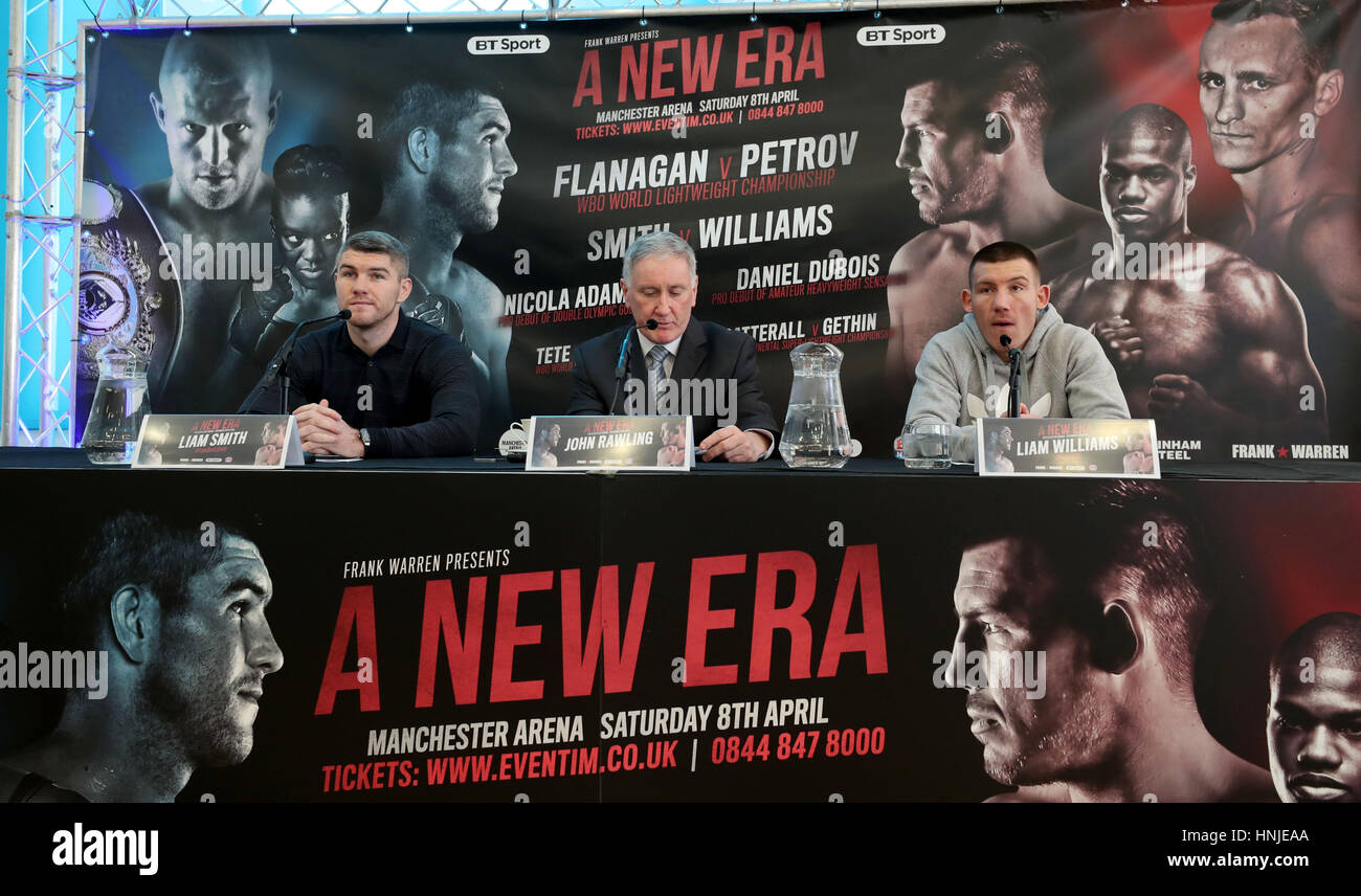 BoxNation commentator John Rawling introduces Liam Smith and Liam ...