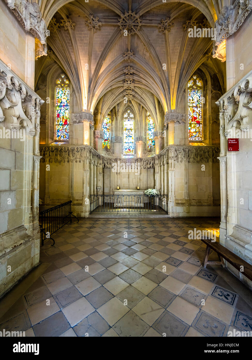 Chapel of St. Hubert at Chateau Amboise, Amboise Castle, Amboise sur ...