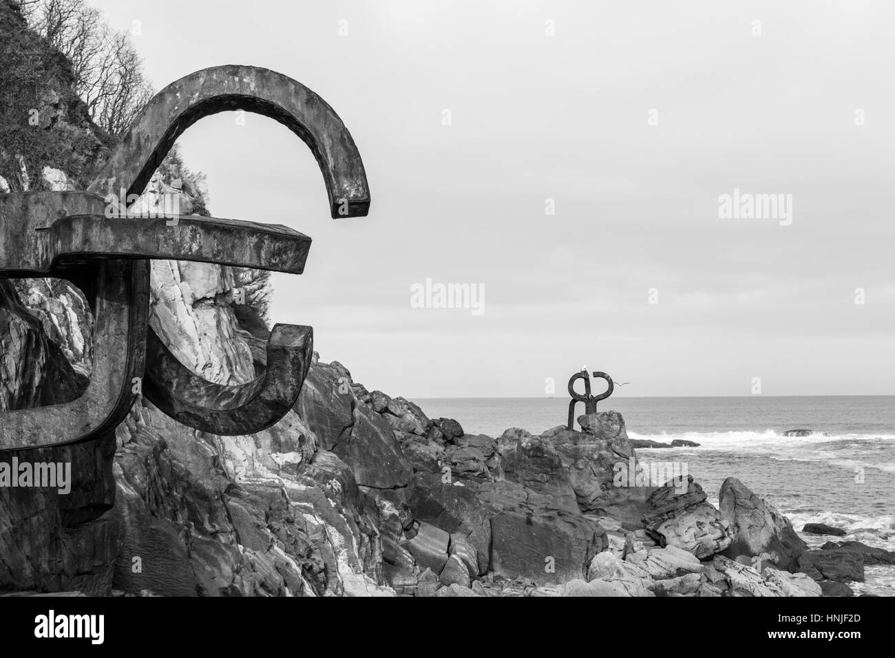 The comb of the wind is one of the most celebrated Basque sculpture by ...