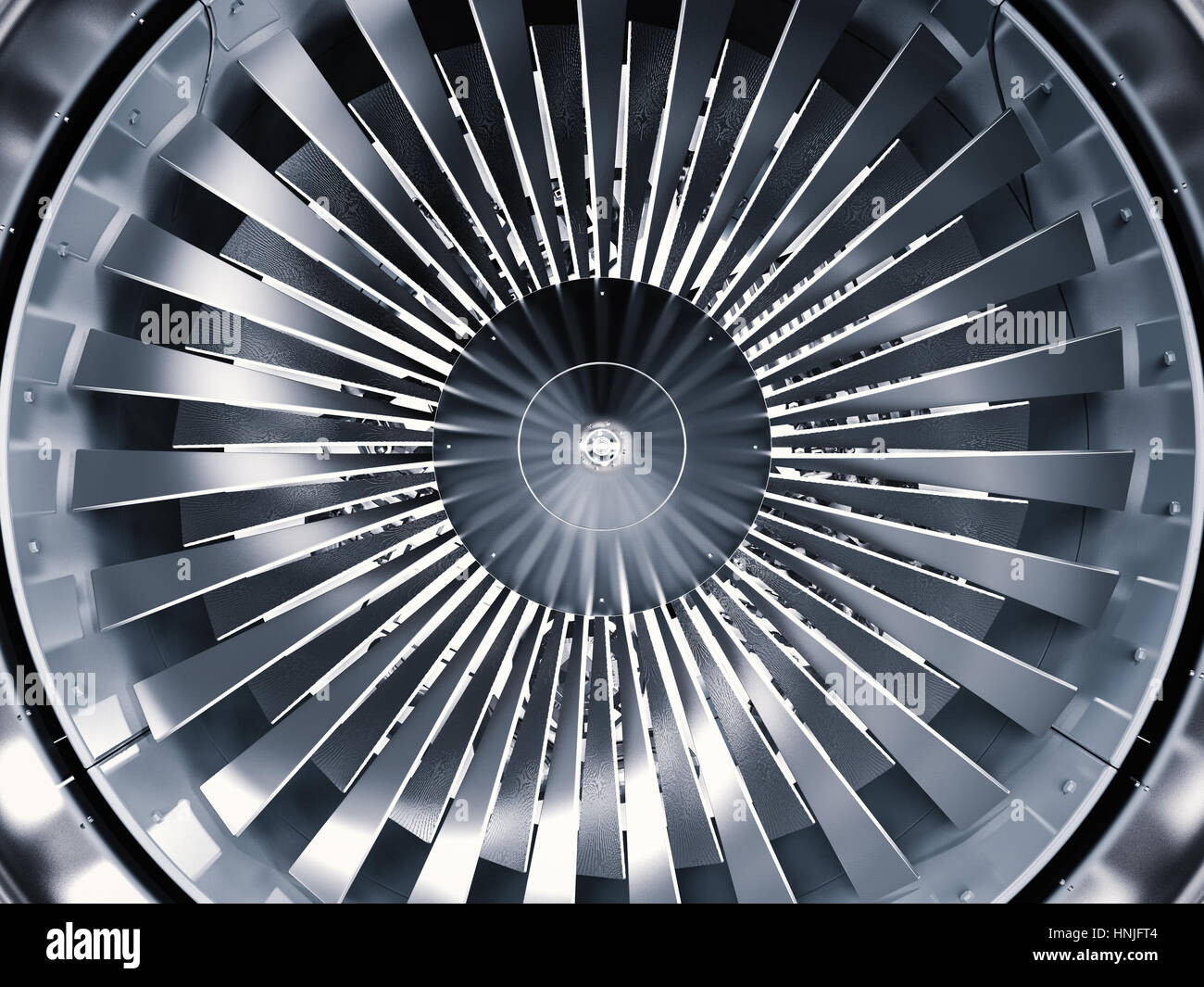 3d rendering shiny jet engine Stock Photo - Alamy