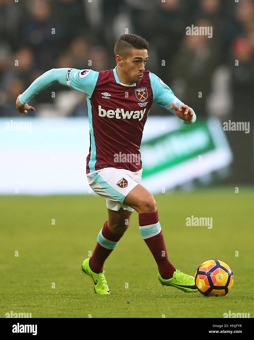 West Ham United's Manuel Lanzini Stock Photo - Alamy